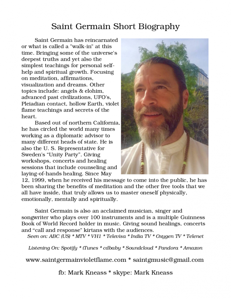 Saint Germain biography (one-page synopsis) – Saint Germain of the ...